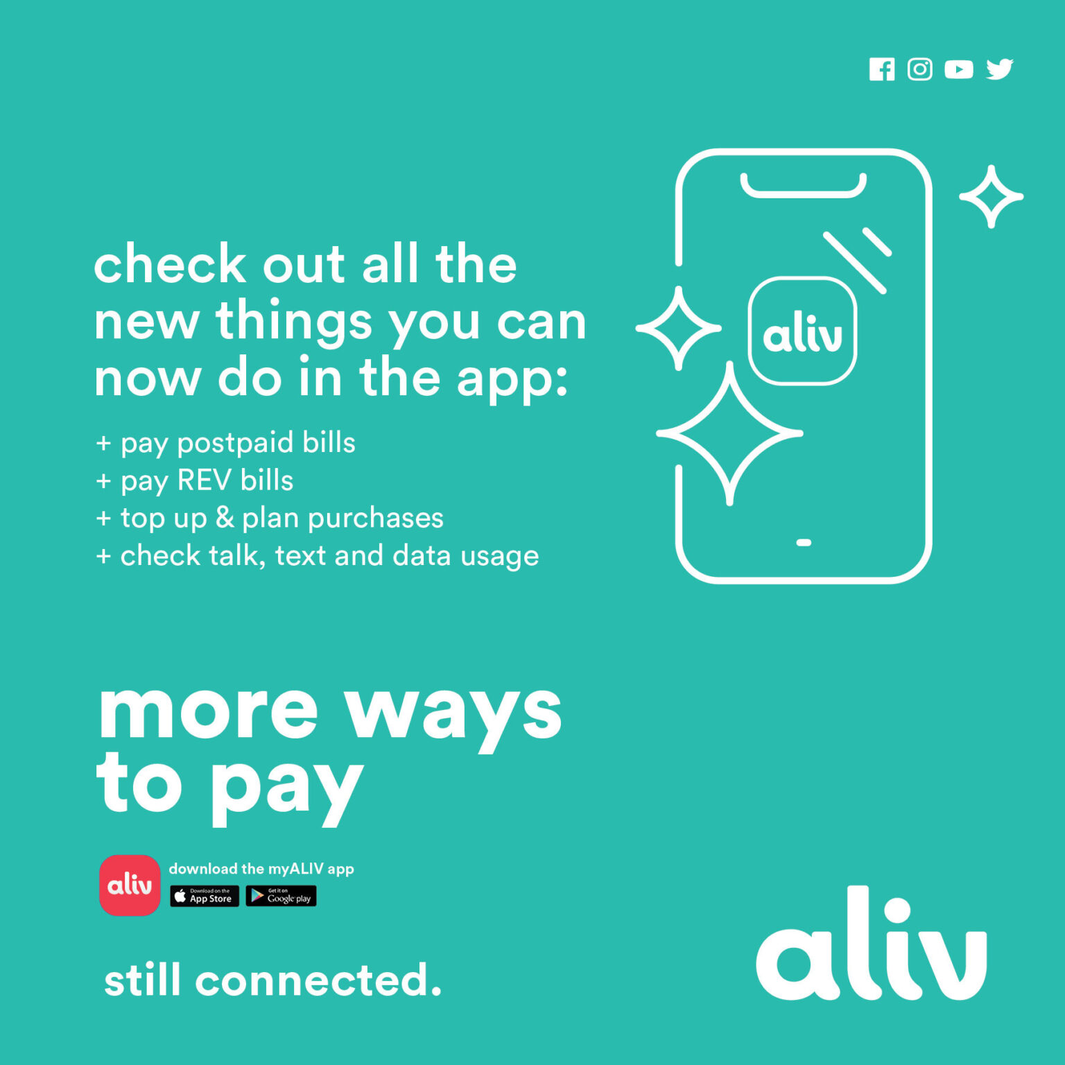 More Ways To Pay - ALIV