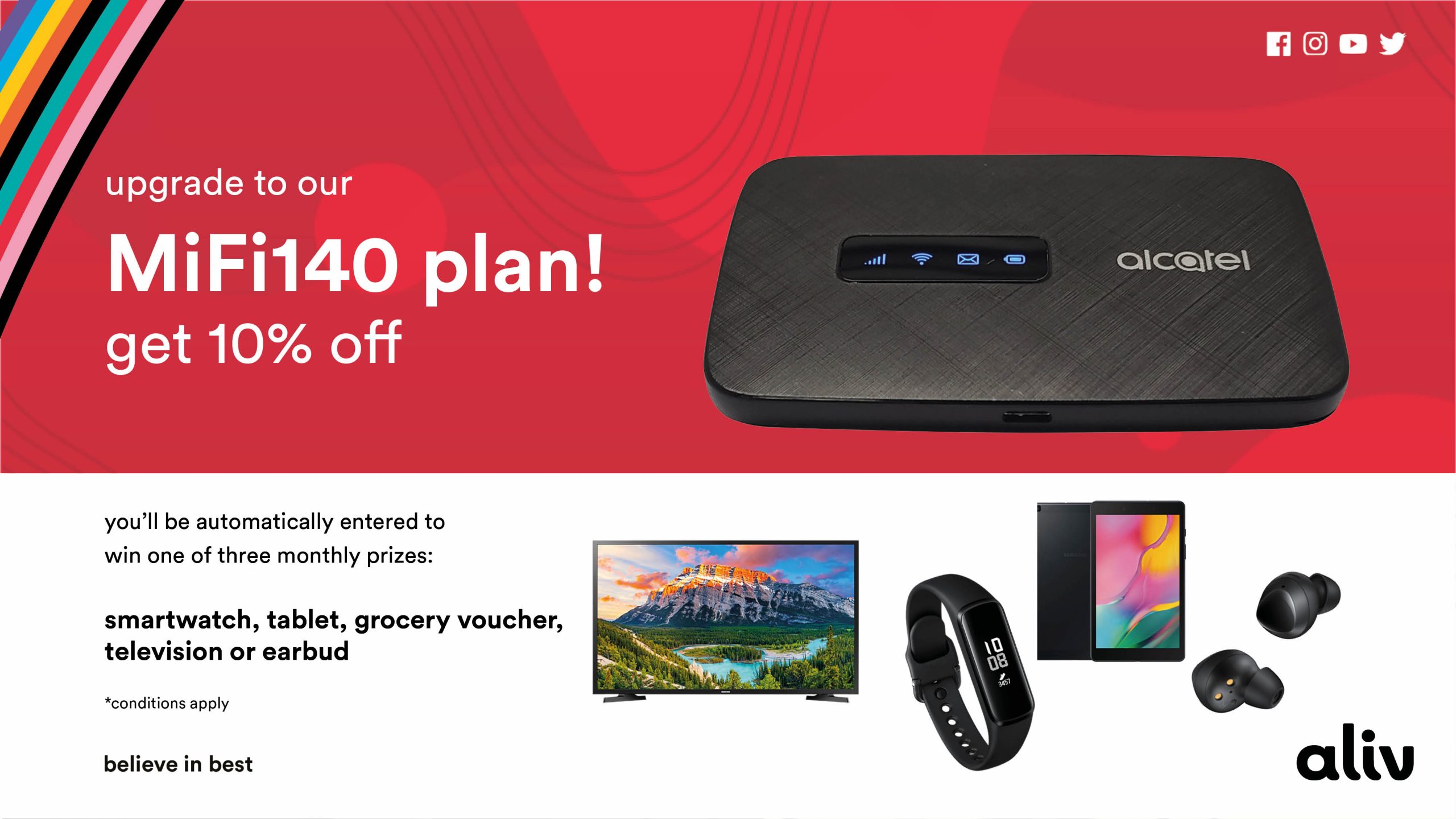 ALIV - Believe In Best | Devices | Plans | Broadband