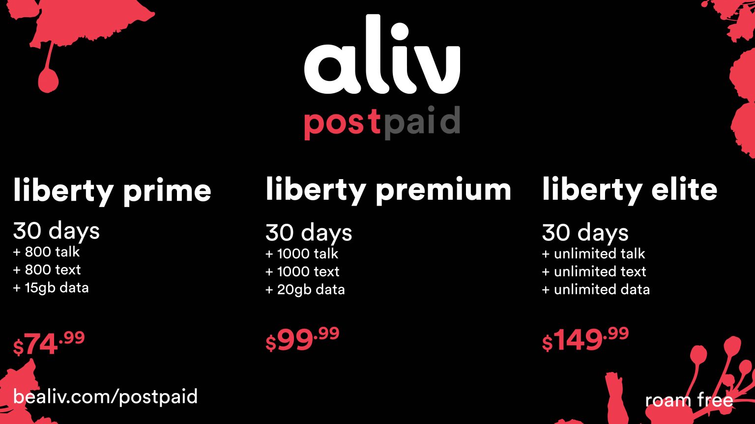 postpaid - ALIV